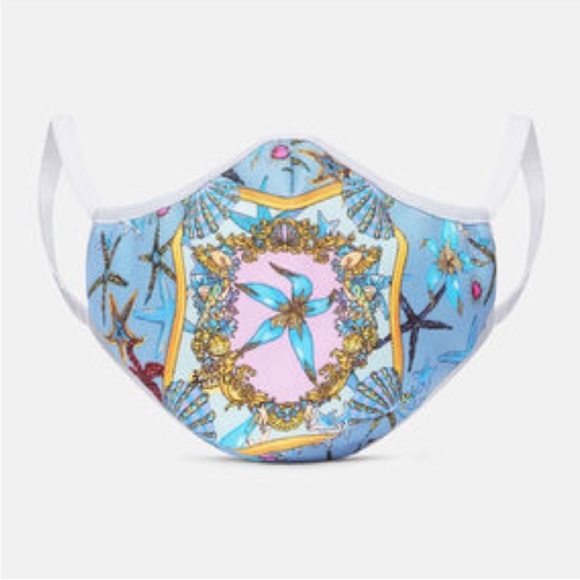 Versace | Accessories | Versace Starfish Print Face Mask New | Poshmark